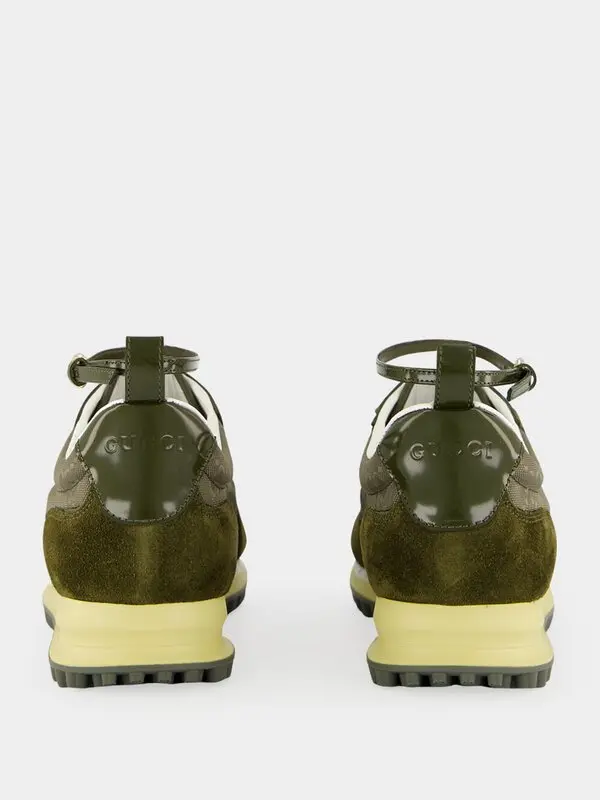 Gucci Re-motion Gg Nylon Trainers - Green