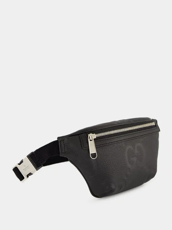 Gucci Leather Gg Jumbo Belt Bag
