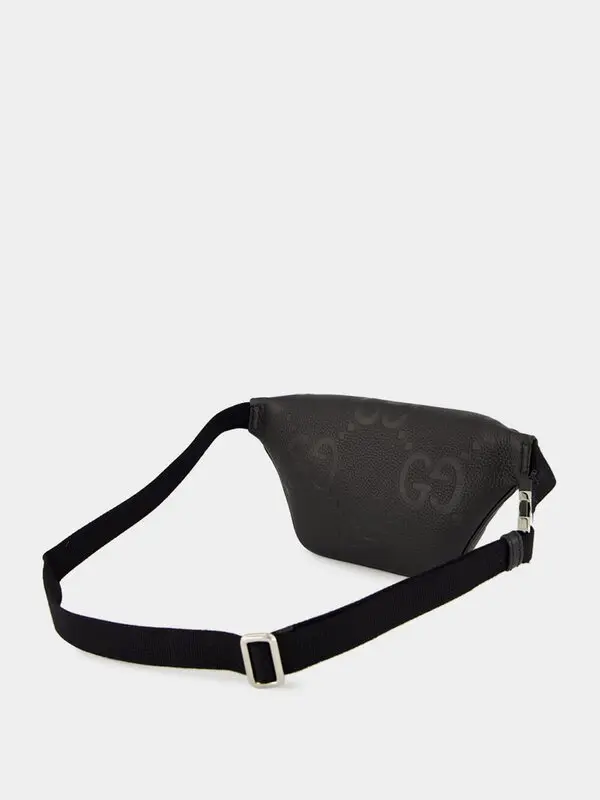 Gucci Leather Gg Jumbo Belt Bag