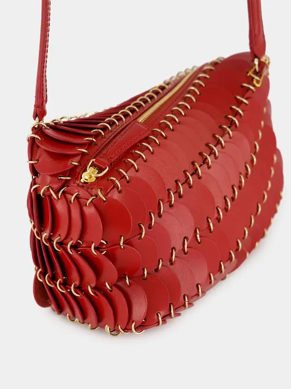 Rabanne Paco Crossbody Leather Bag