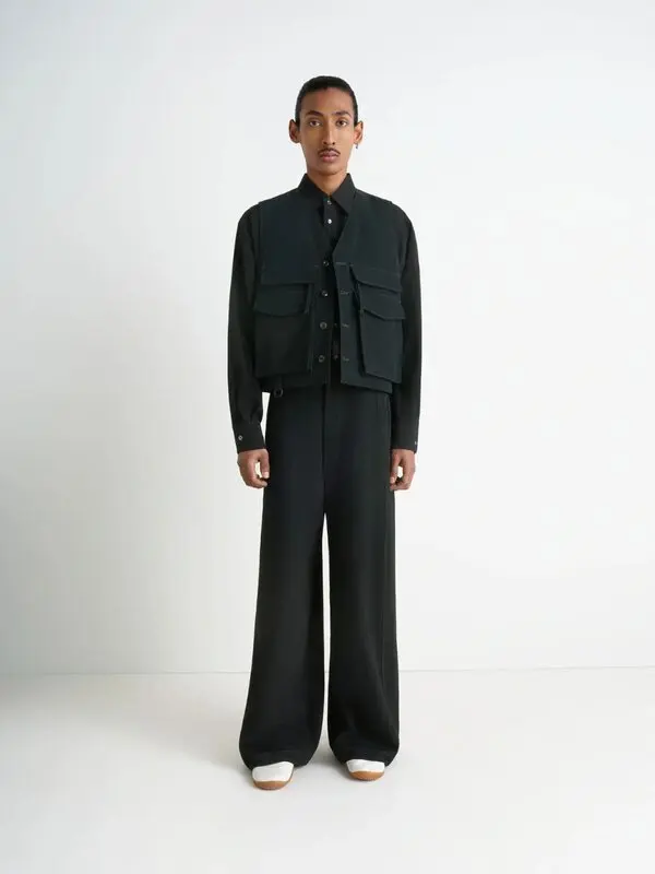 LEMAIRE Maxi Utility Wool Twill Pants