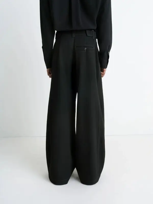 LEMAIRE Maxi Utility Wool Twill Pants