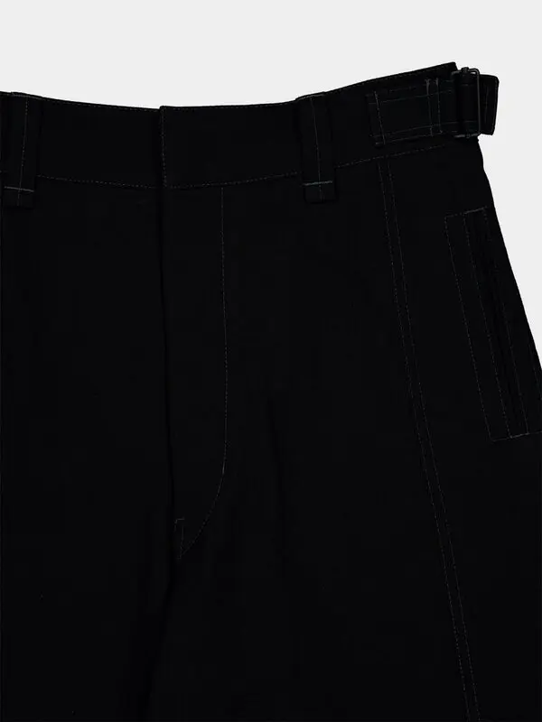 LEMAIRE Maxi Utility Wool Twill Pants