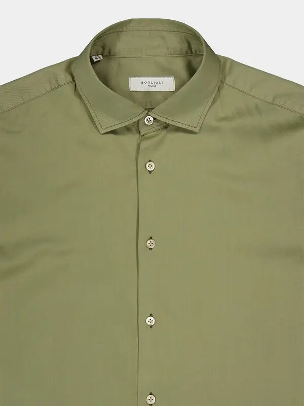 Boglioli Regular Fit Shirt In Cotton Blend