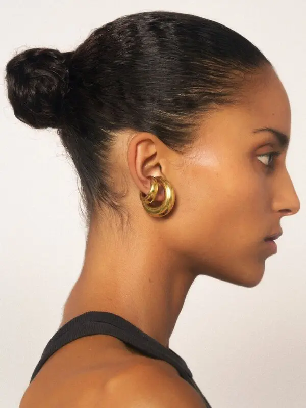 PANCONESI Blow Up Sculptural Cuff Earring - Gold