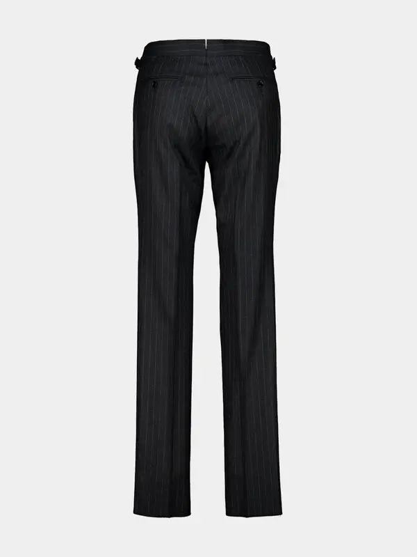 TOM FORD Dark Classic Wool Trousers