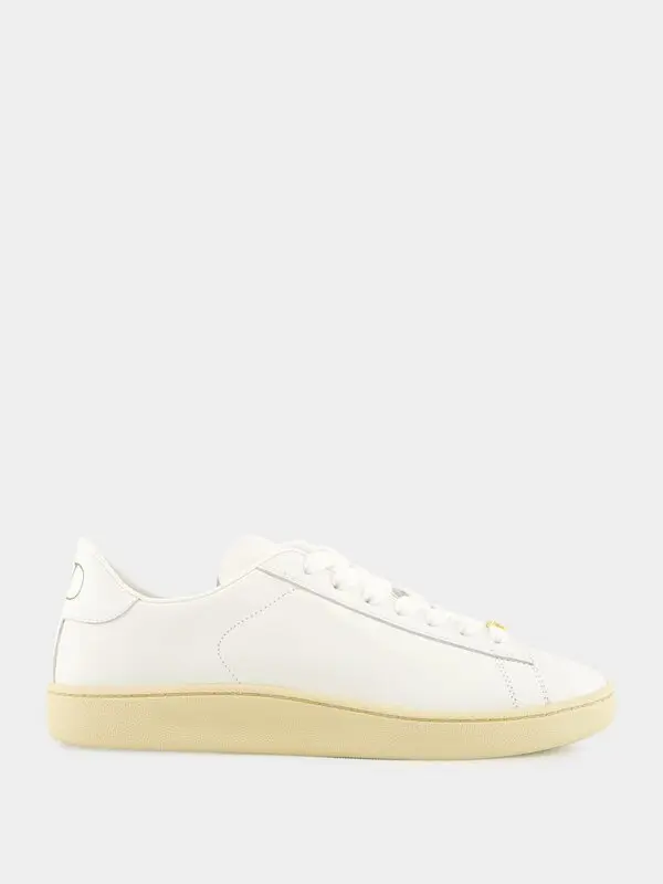 Valentino Garavani Royco Trainer In Nappa Calfskin - White