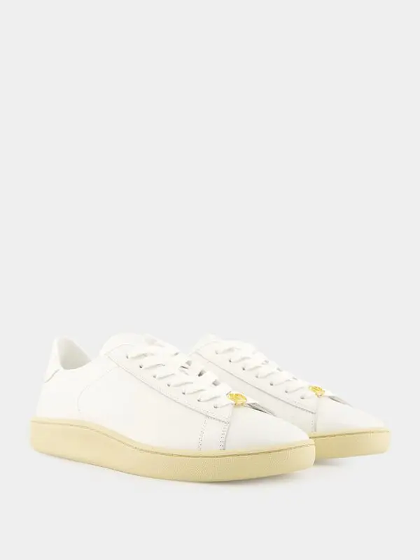 Valentino Garavani Royco Trainer In Nappa Calfskin - White