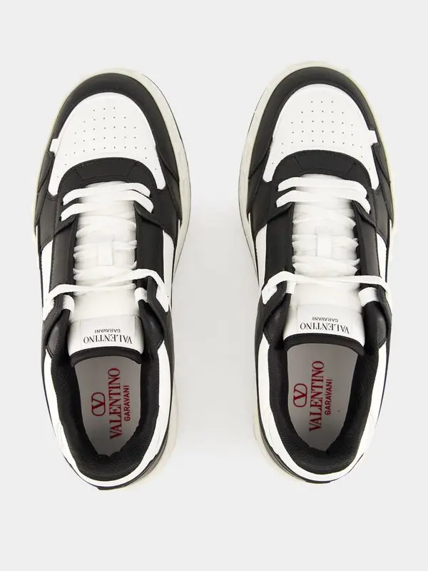 Valentino Garavani Freedots Calfskin Low-top Sneakers - Multicolour