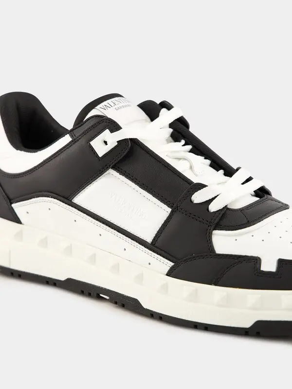 Valentino Garavani Freedots Calfskin Low-top Sneakers - Multicolour