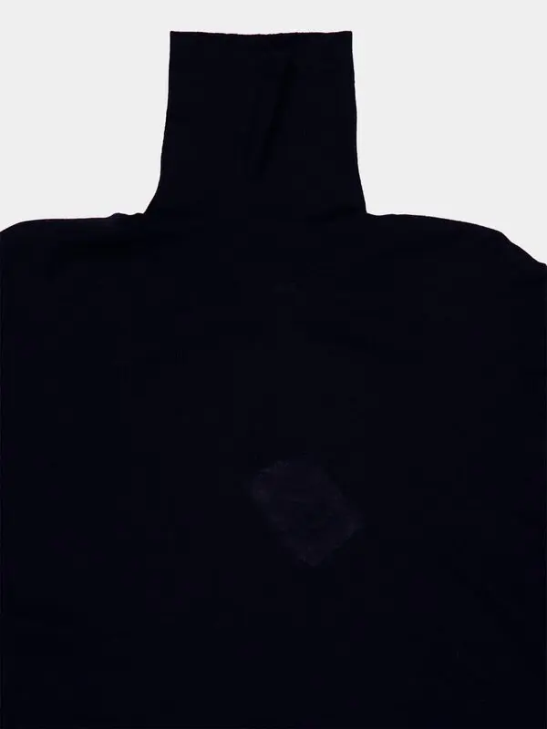 PIACENZA CASHMERE 1733 Virgin Wool High-neck Jumper - Blue