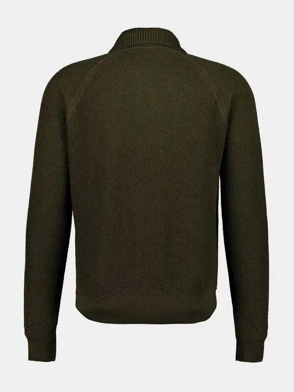 PIACENZA CASHMERE 1733 Virgin Wool Button-up Overshirt - Brown