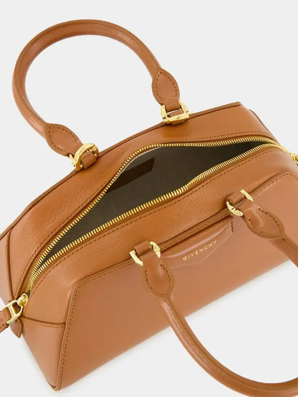 Givenchy Mini Antigona East-west Bag - Brown