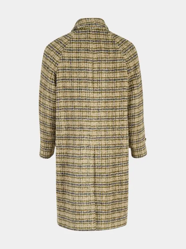 PIACENZA CASHMERE 1733 Checked Wool-silk Coat - Multicolour