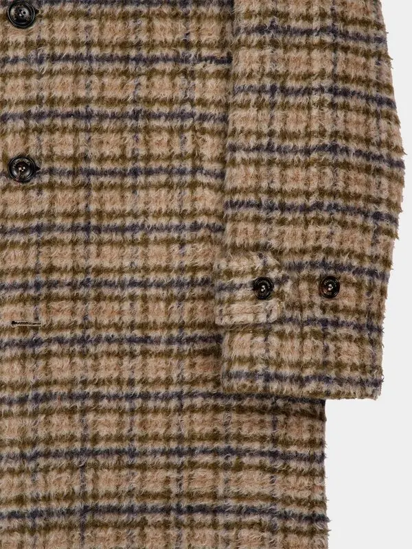 PIACENZA CASHMERE 1733 Checked Wool-silk Coat - Multicolour