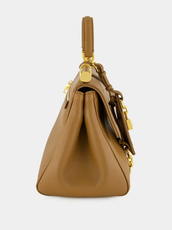 Dolce & Gabbana My Sicily Leather Handbag - Brown