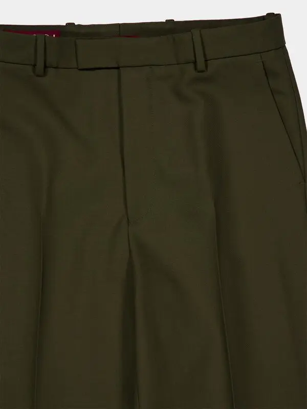 Gucci Wool Wide-leg Trousers