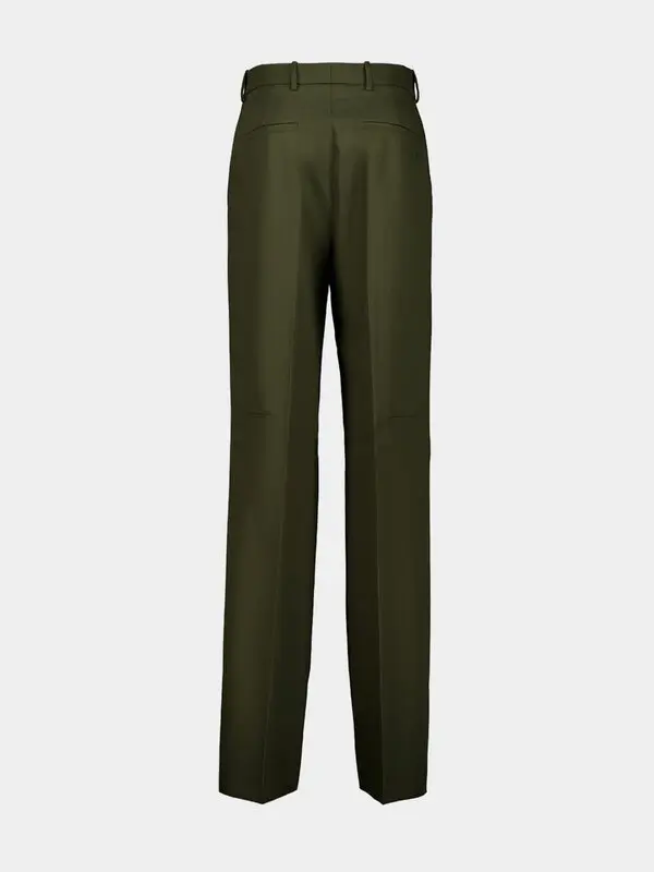 Gucci Wool Wide-leg Trousers