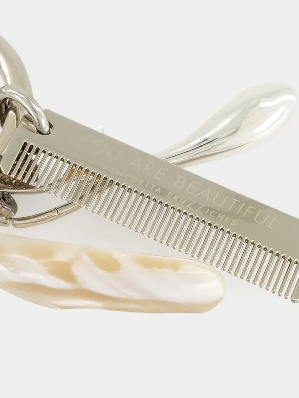 Benedetta Bruzziches Chatelaine Petite Platinum Keyring