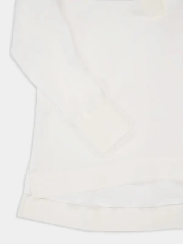 PAULA Diane V-neck Long-sleeve Top - White
