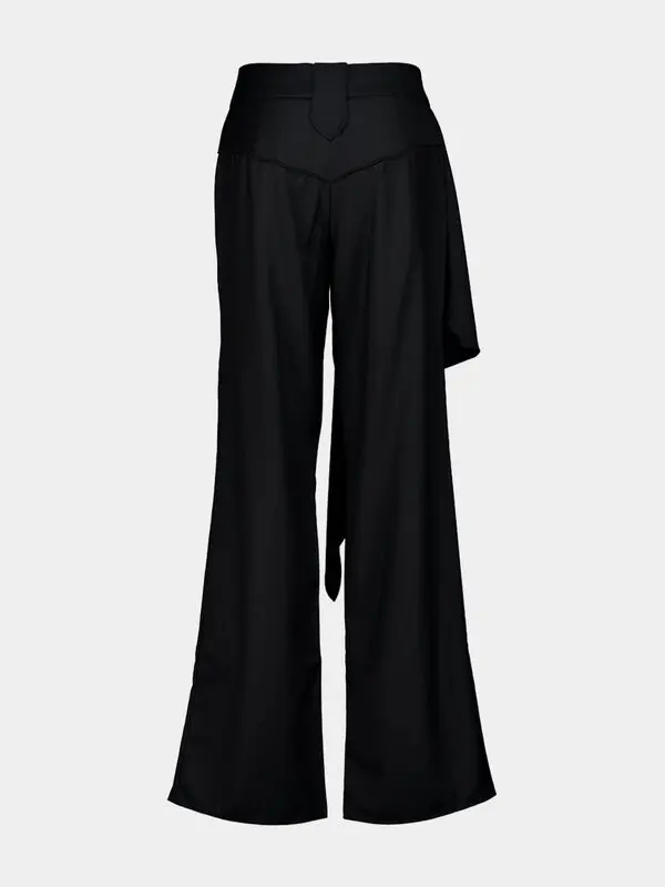 Johanna Ortiz Outlaw Wool Draped Pants