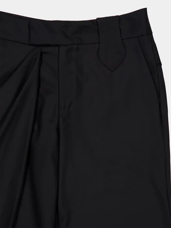 Johanna Ortiz Outlaw Wool Draped Pants
