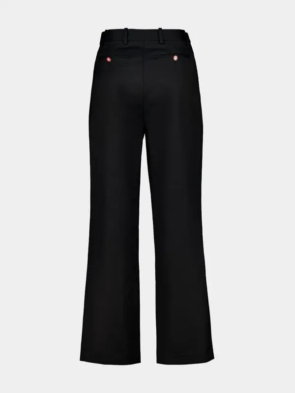 Casablanca Wide-leg Virgin Wool Trousers
