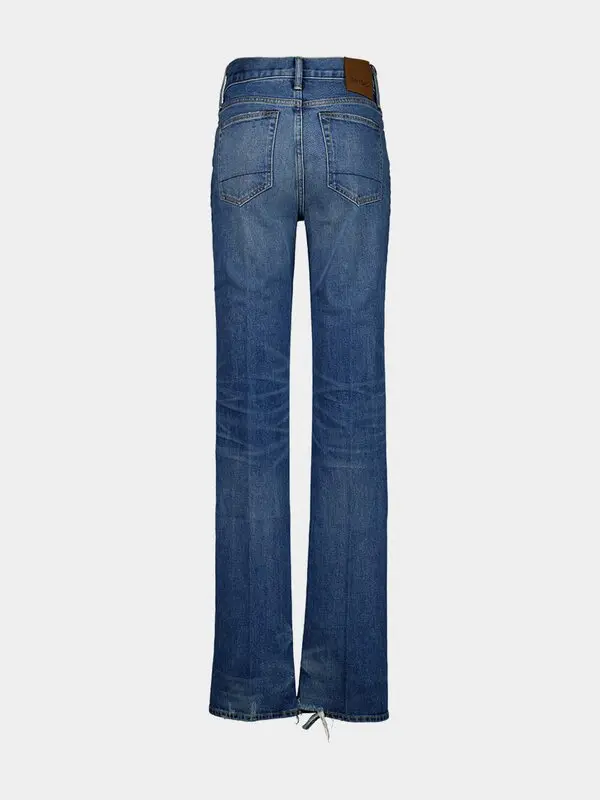 TOM FORD Flare Fit Japanese Stonewashed Jeans