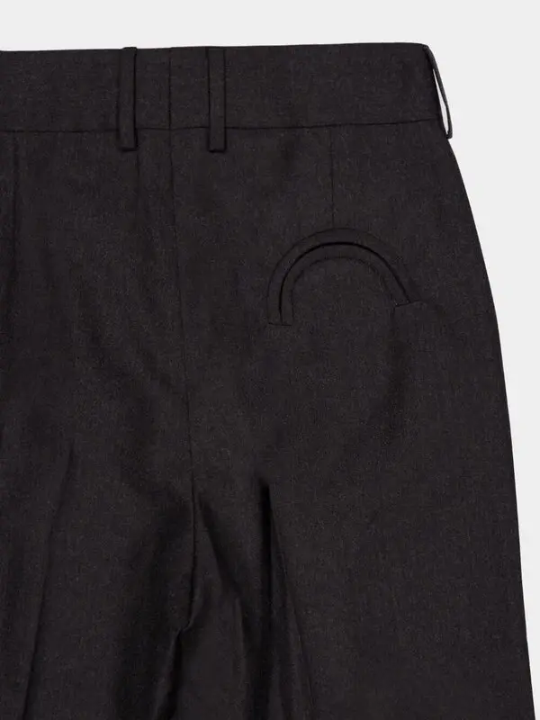 BLAZÉ MILANO Astoria Fox Pleated Pants