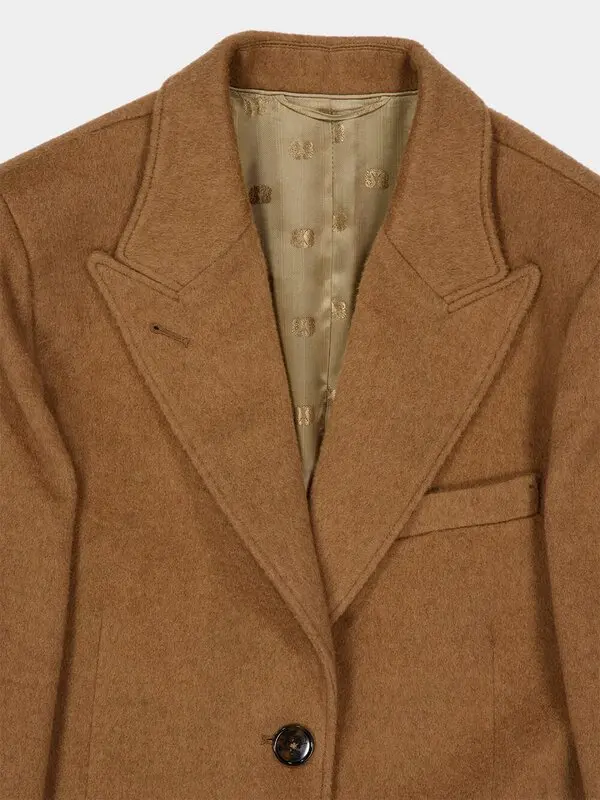 BLAZÉ MILANO Mylius Camel Hair Overcoat