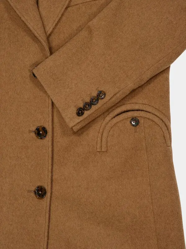 BLAZÉ MILANO Mylius Camel Hair Overcoat