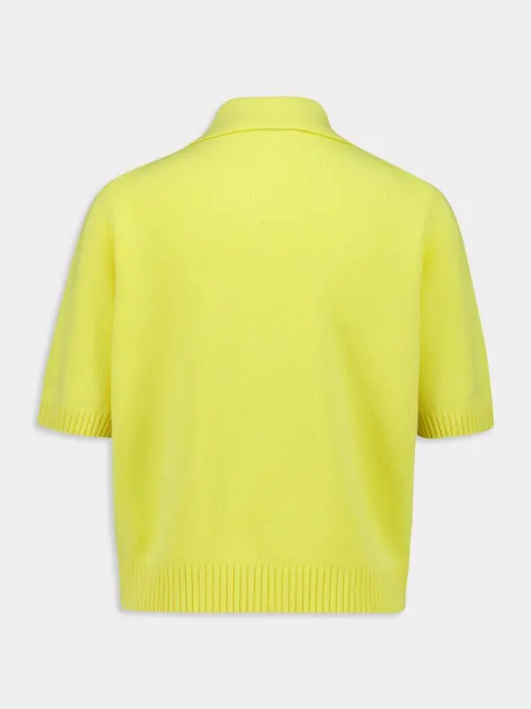 Givenchy Wool-cashmere Polo Top