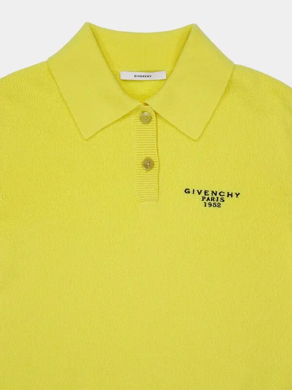 Givenchy Wool-cashmere Polo Top