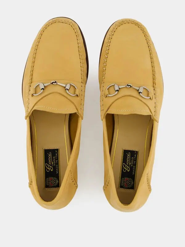 Gucci Gigi Loafer With Horsebit - Beige