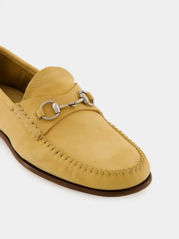 Gucci Gigi Loafer With Horsebit - Beige