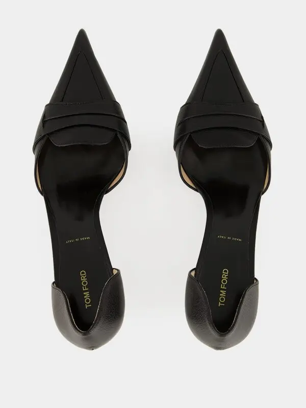 TOM FORD Grain Leather D'orsay Pumps