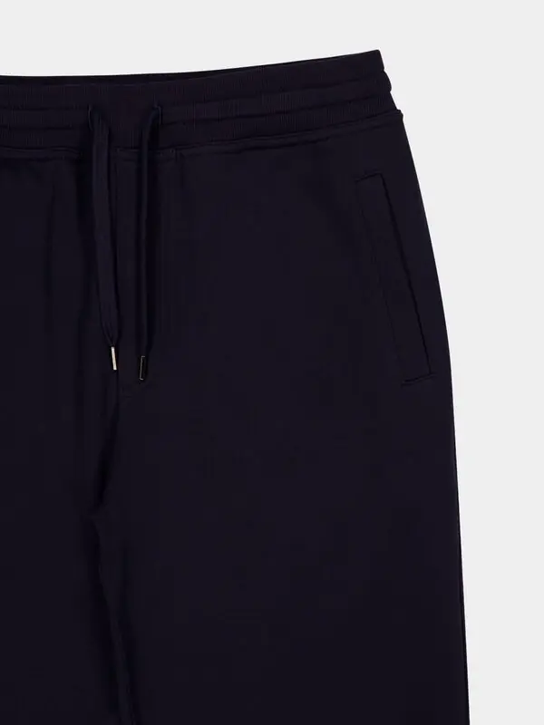 Brunello Cucinelli Cotton Blend Sport Trousers - Blue