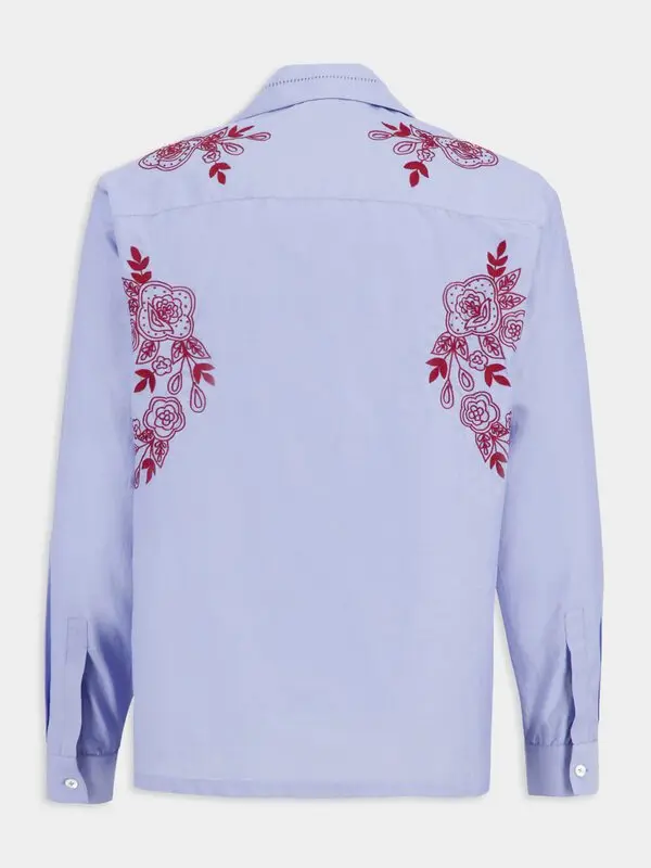 BAZISZT Soft Light Celeste Shirt - Blue