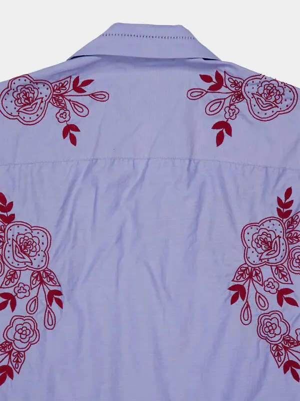 BAZISZT Soft Light Celeste Shirt - Blue