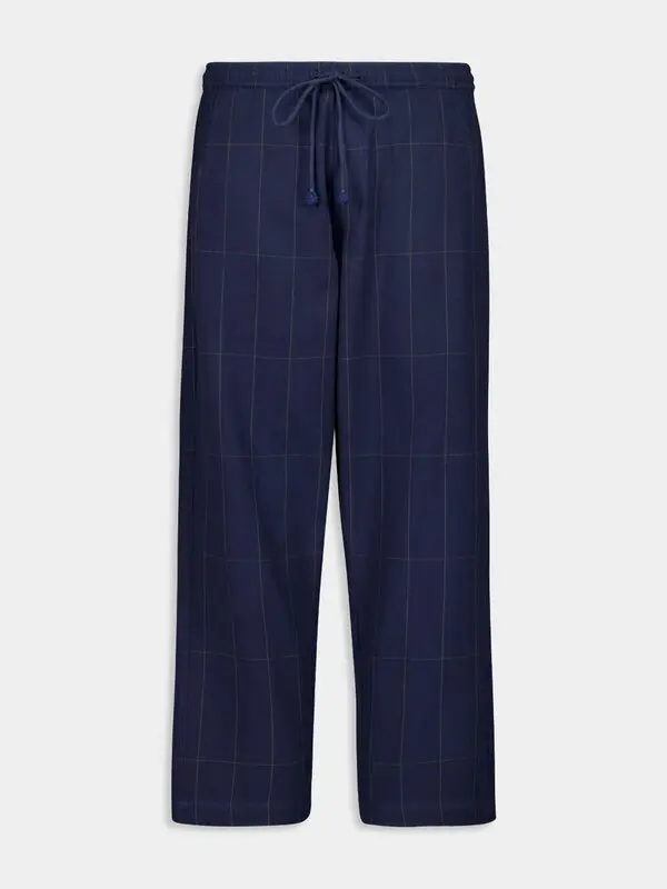 BAZISZT Anthem Cotton Pants - Blue