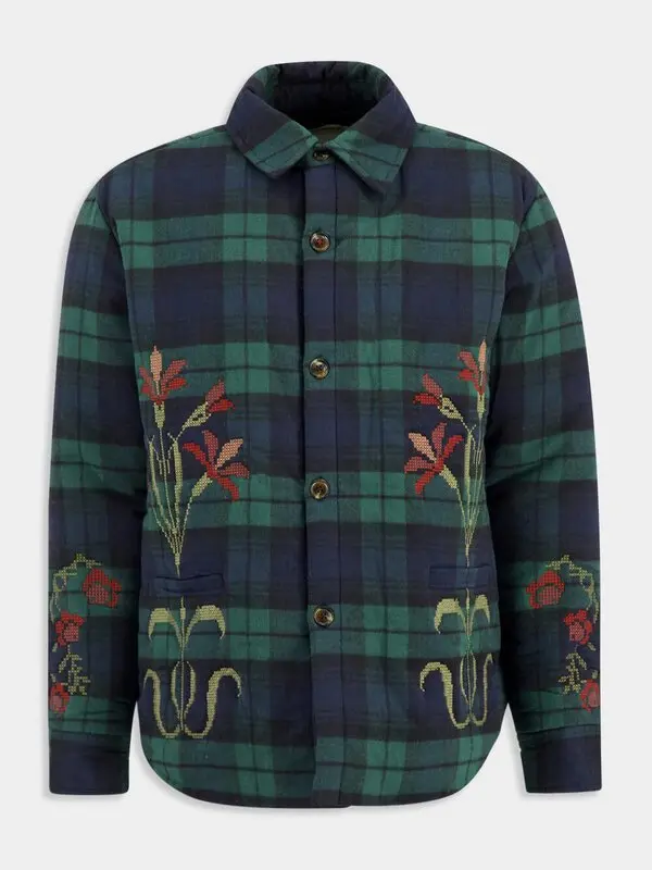 BAZISZT Masin Cotton Shirt Jacket - Multicolour