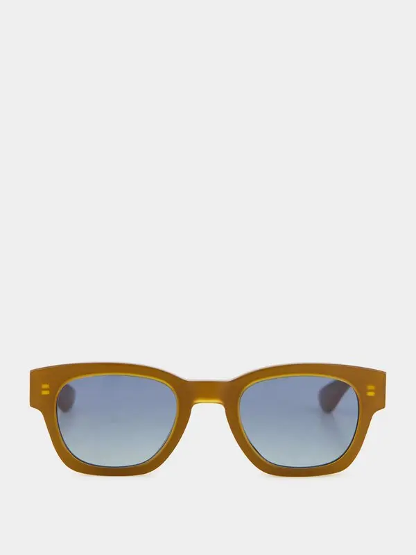 Alexander McQueen Rectangular Sunglasses - Brown