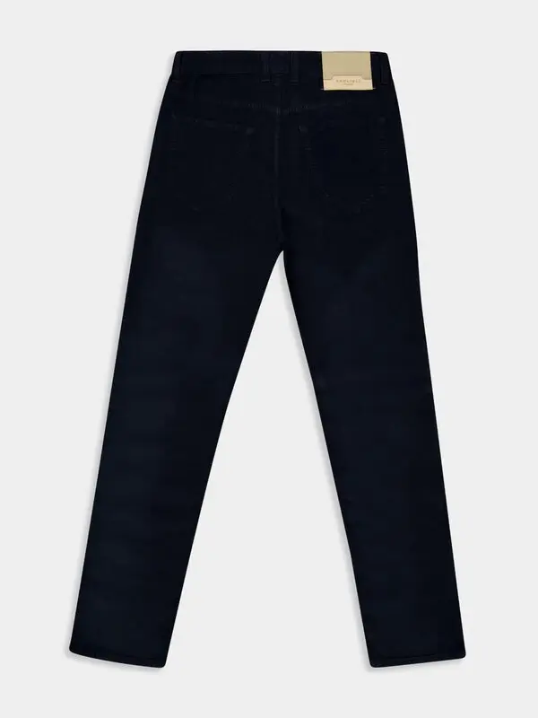 Boglioli Regular Fit Corduroy Trousers - Blue