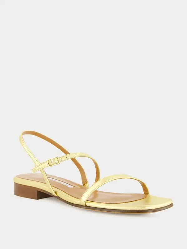 EMME PARSONS Hope Nappa Sandals - Gold