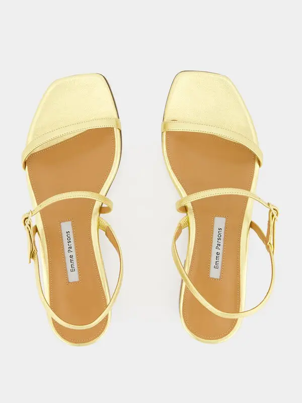 EMME PARSONS Hope Nappa Sandals - Gold