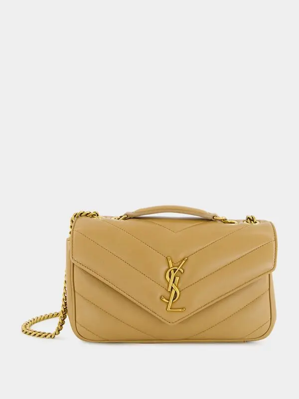 Saint Laurent Small Loulou Bag - Brown