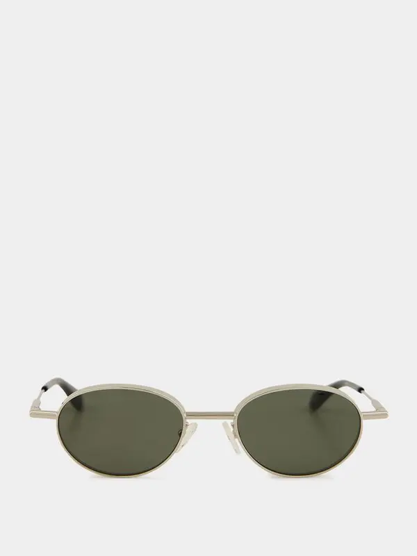 Alexander McQueen Round Sunglasses - Silver