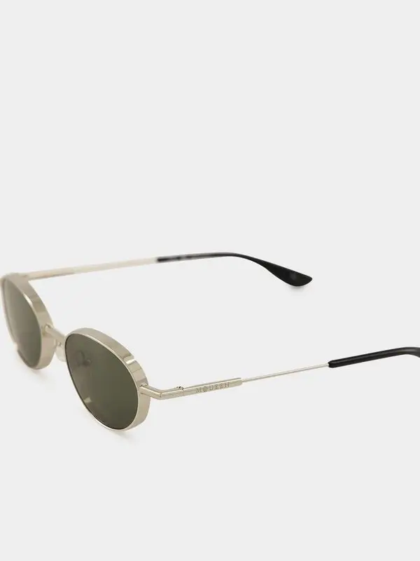 Alexander McQueen Round Sunglasses - Silver