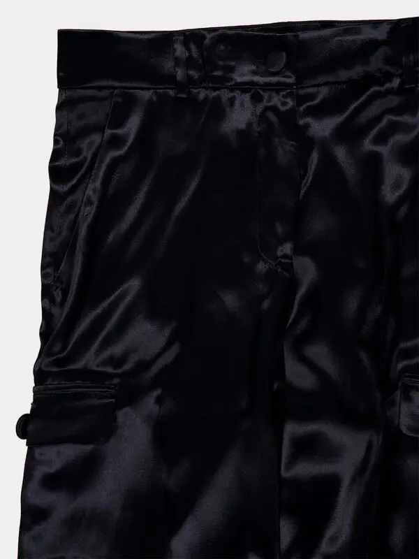 FERRAGAMO Satin Straight-leg Trousers