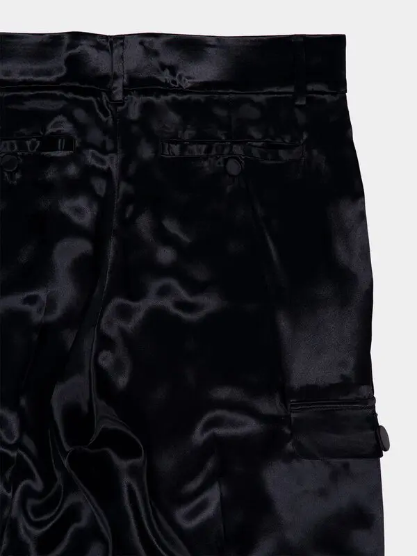 FERRAGAMO Satin Straight-leg Trousers